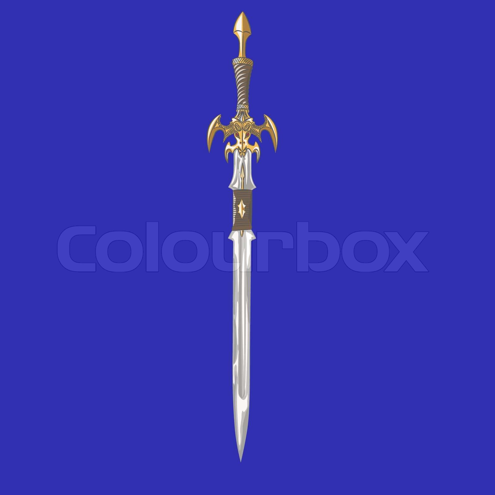 vector sword | Stock vector | Colourbox