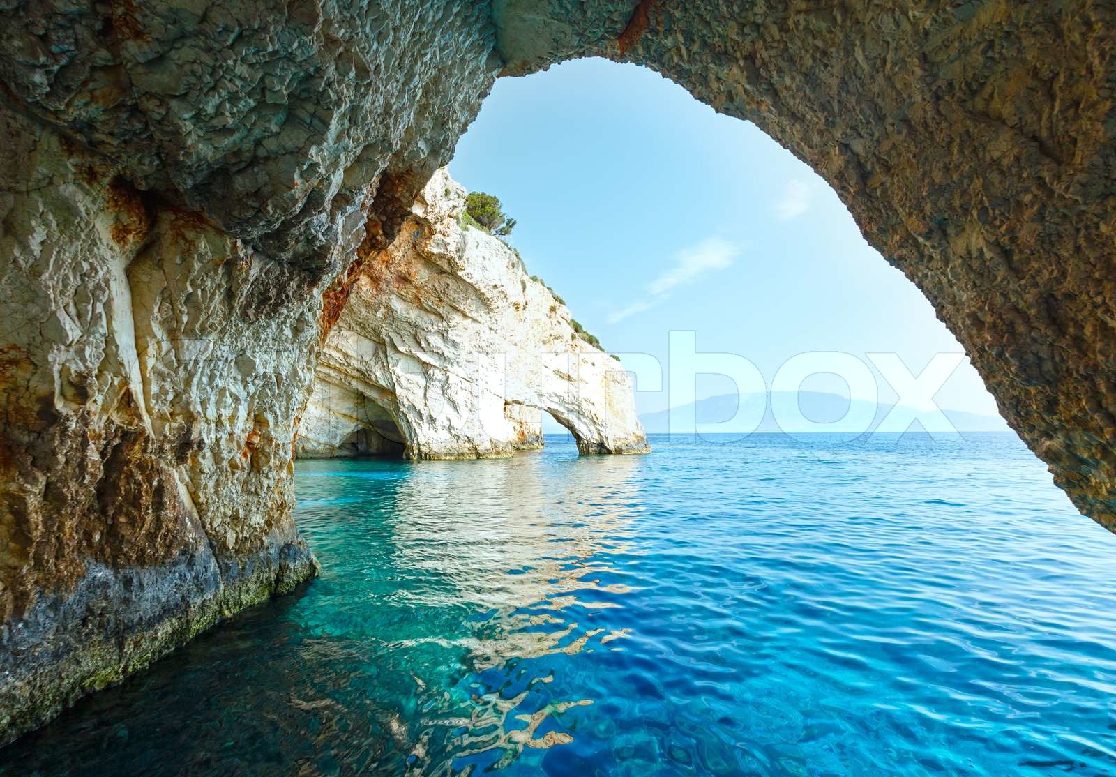 The Blue Caves in Zakynthos (Greece) | Stock image | Colourbox