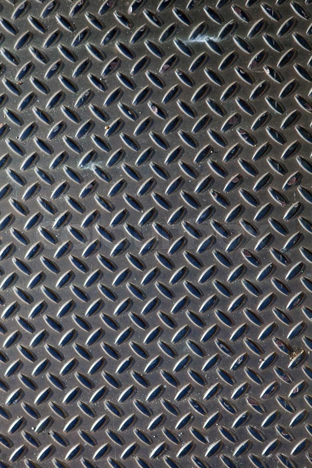 Dark Metal Diamond Plate | Stock image | Colourbox