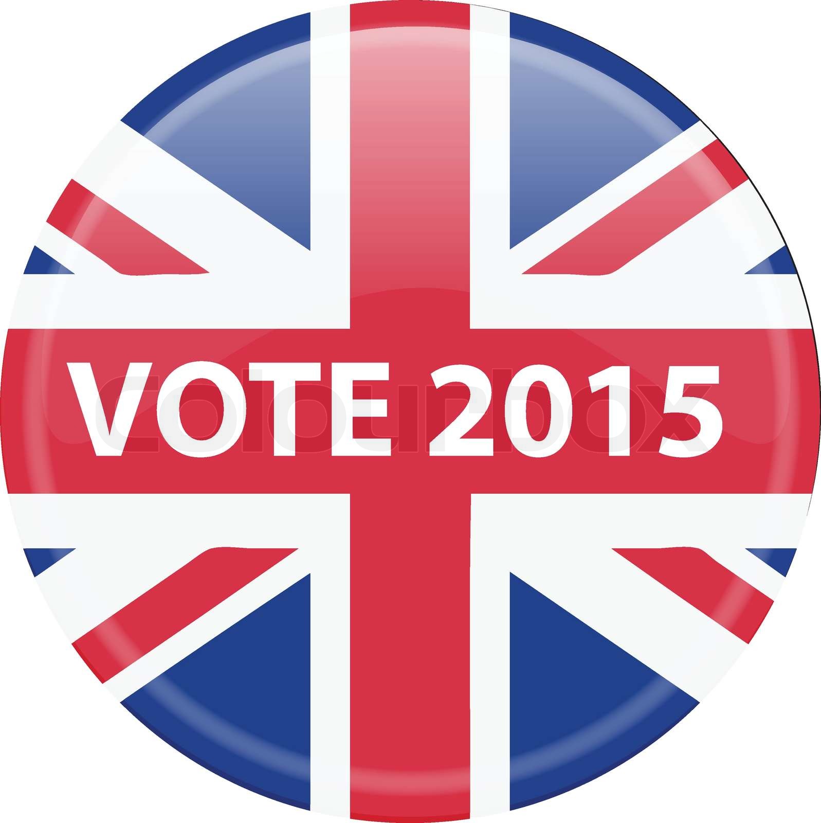 VOTE UK BUTTON | Stock vector | Colourbox