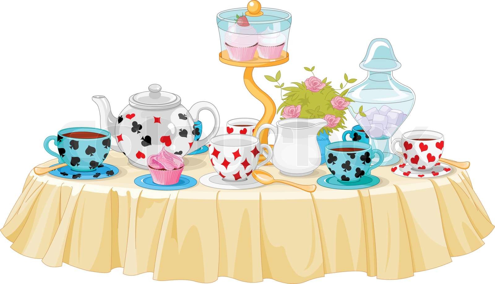 Tea Party | Stock vector | Colourbox