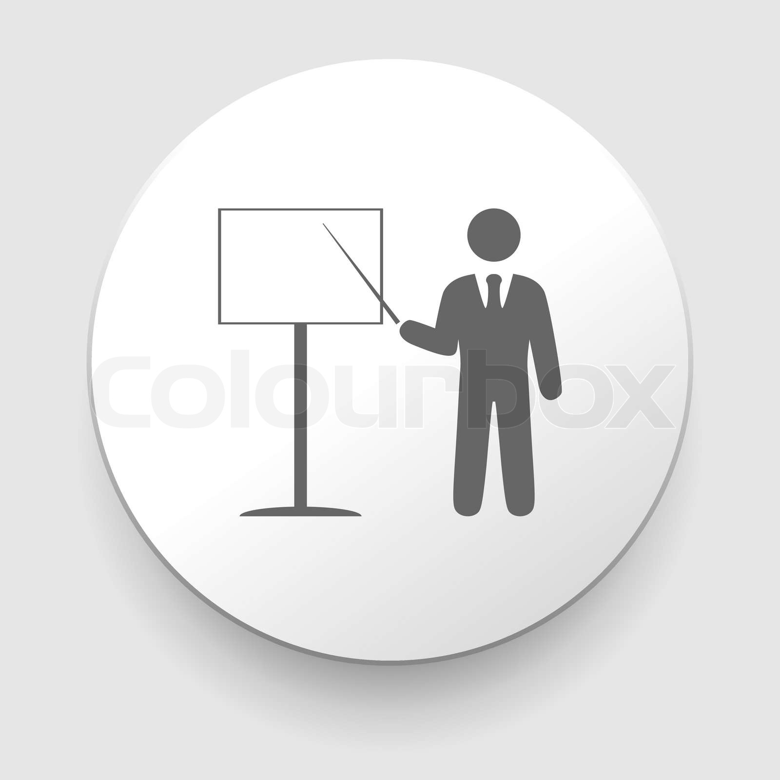 Vector training icon | Stock vector | Colourbox