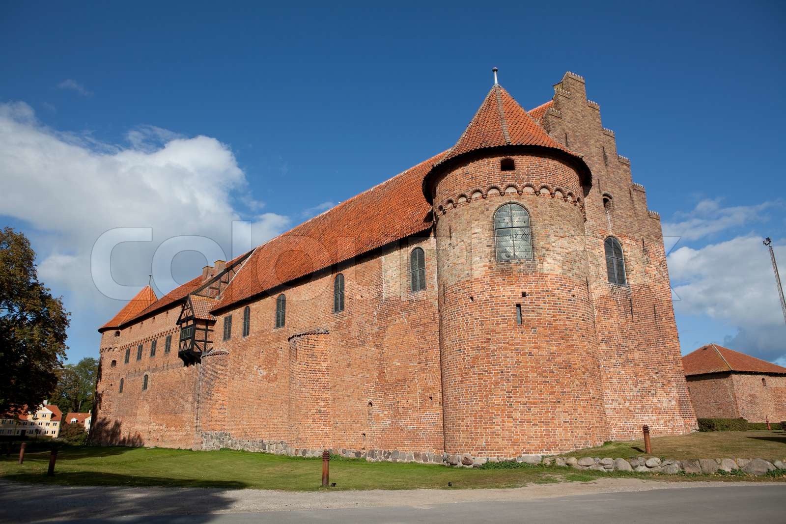 nyborg, fünen, burg | Stock Bild | Colourbox