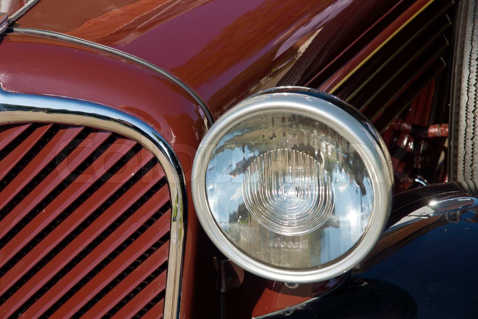 Big headlight | Stock Bild | Colourbox