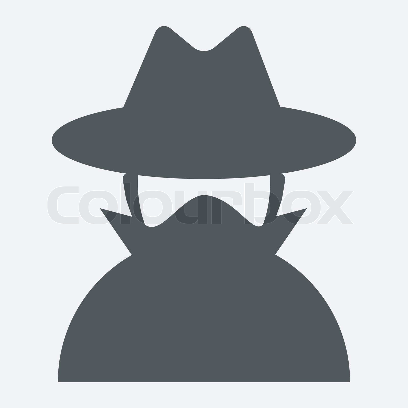 Unknown person | Stock vector | Colourbox