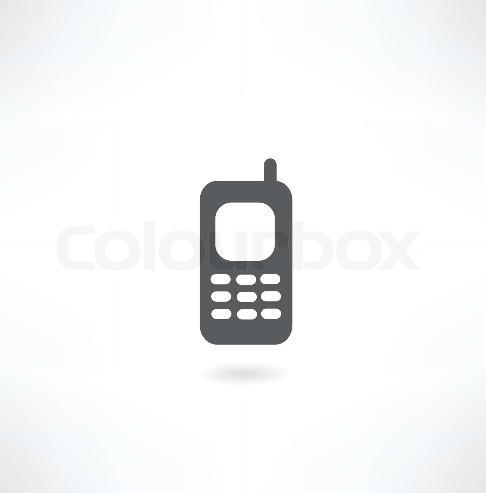 Mobile-Symbol | Stock-Vektor | Colourbox