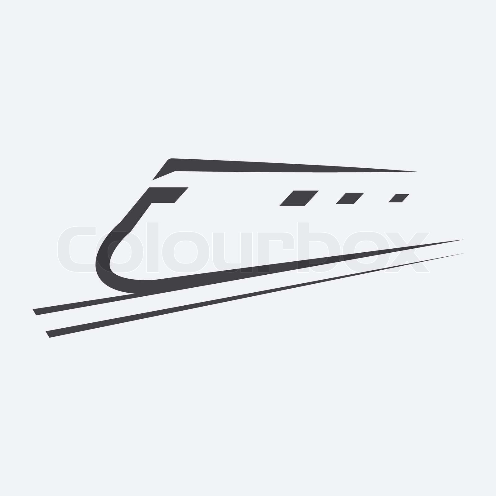 Zug-Symbol | Stock-Vektor | Colourbox