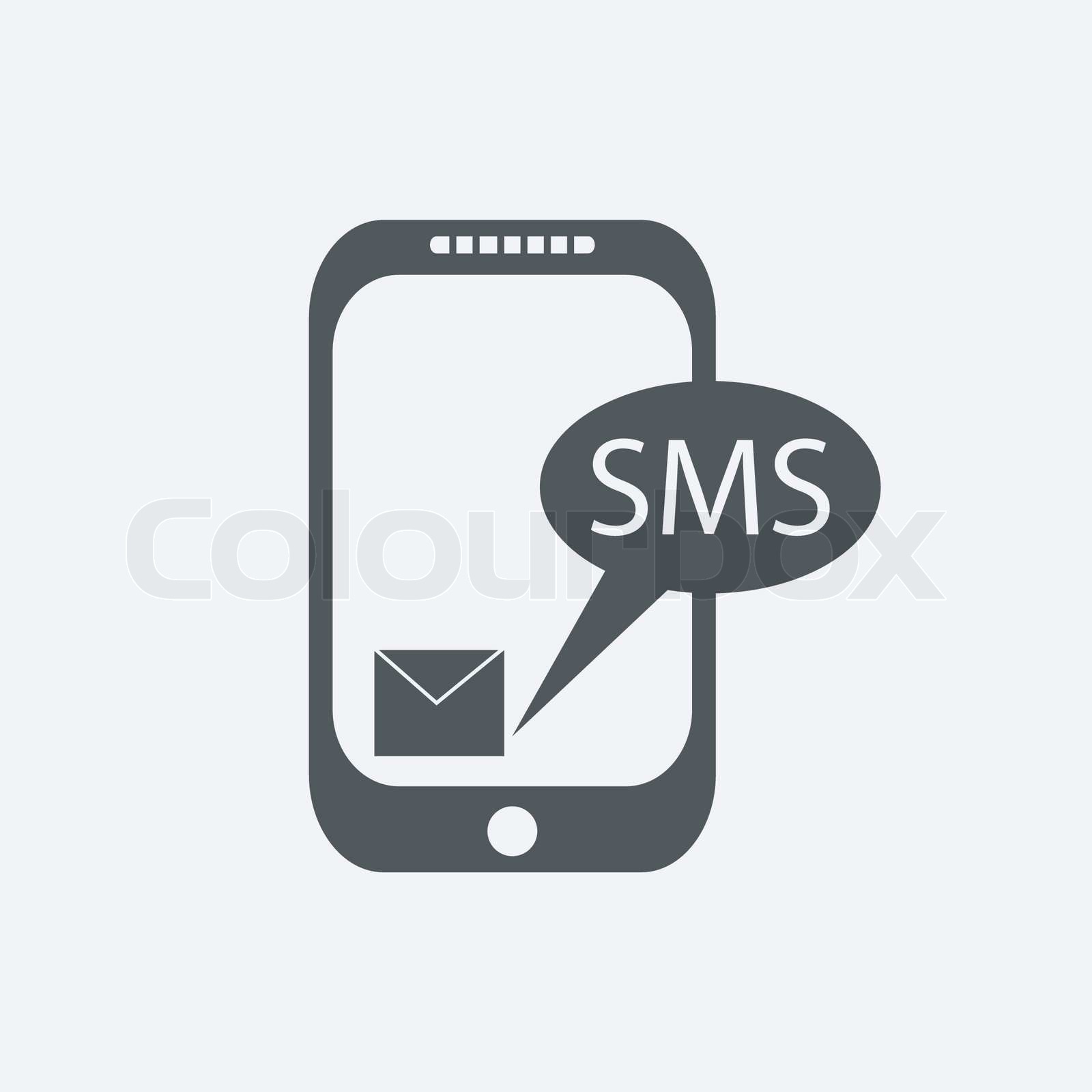 SMS-Symbol | Stock-Vektor | Colourbox