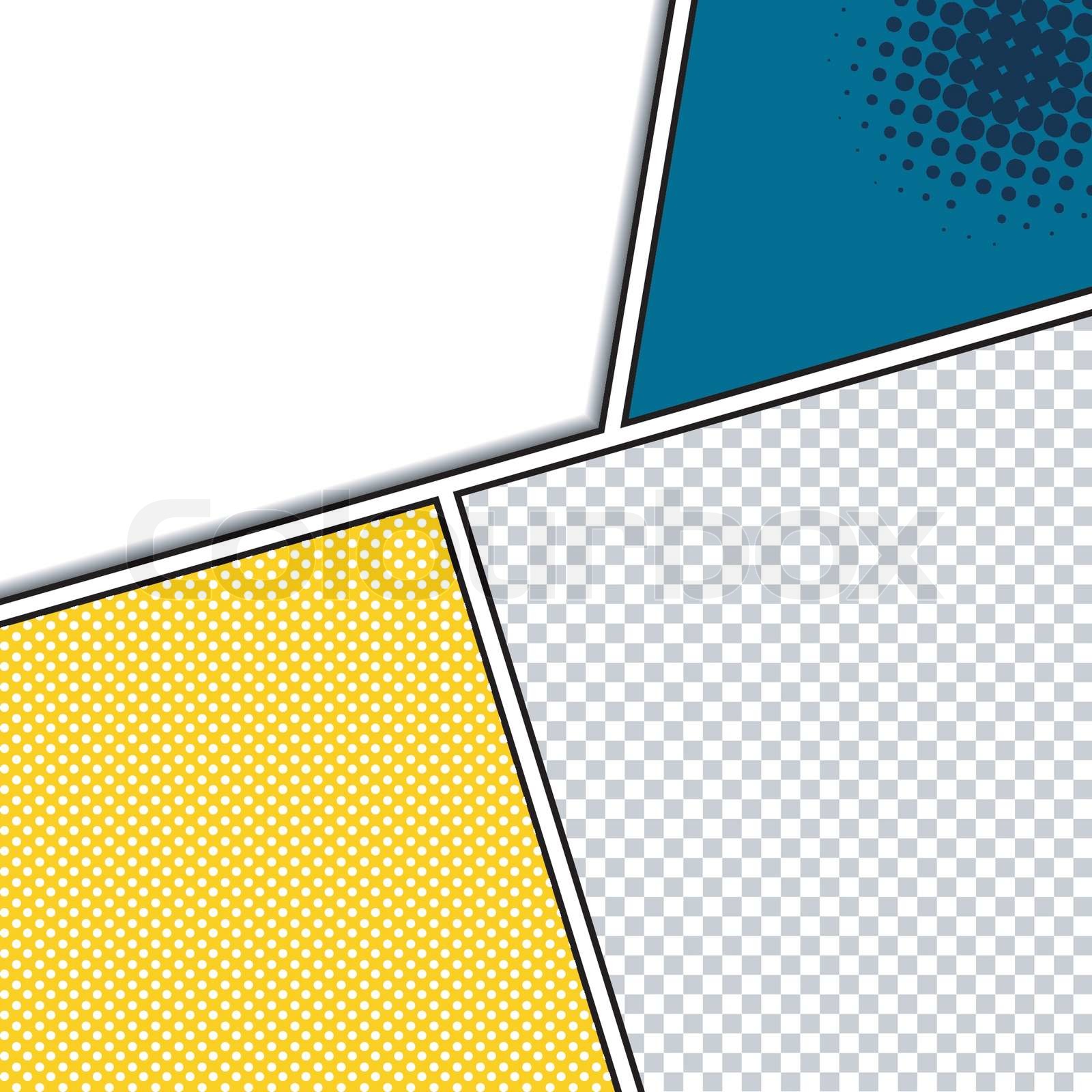 comic template Vector | Stock vector | Colourbox