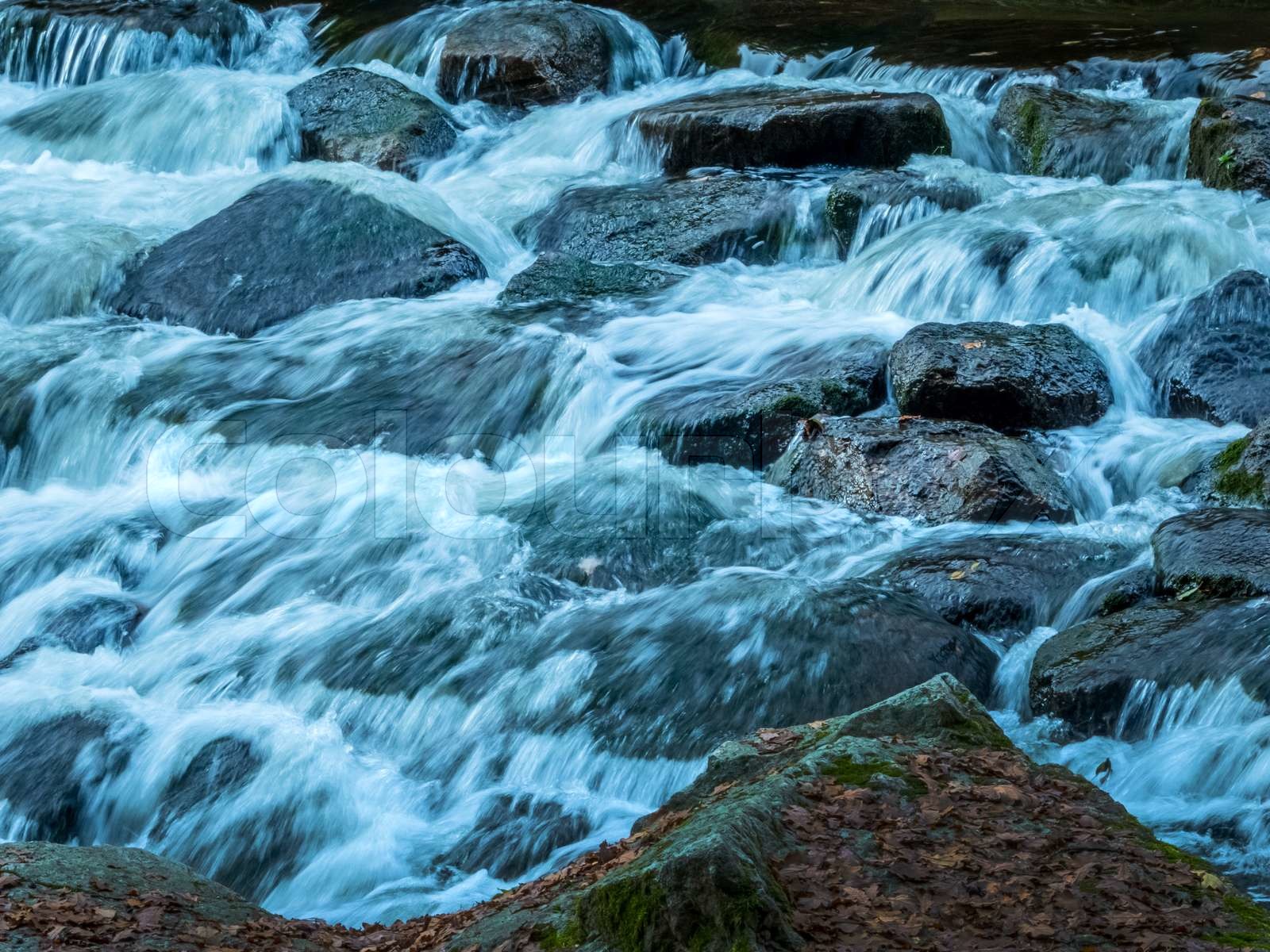 creek with running water | Stock image | Colourbox
