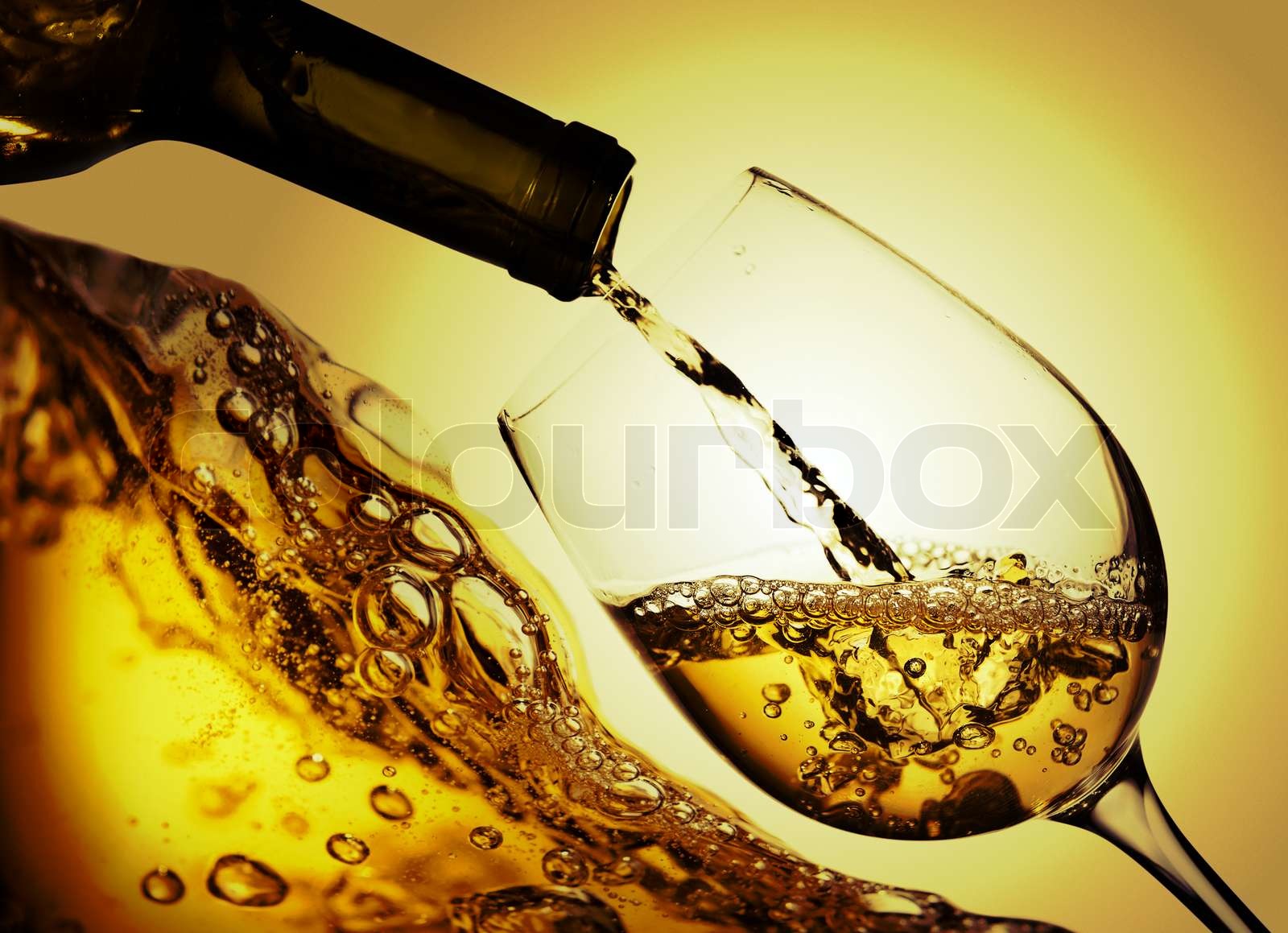White wine | Stock image | Colourbox
