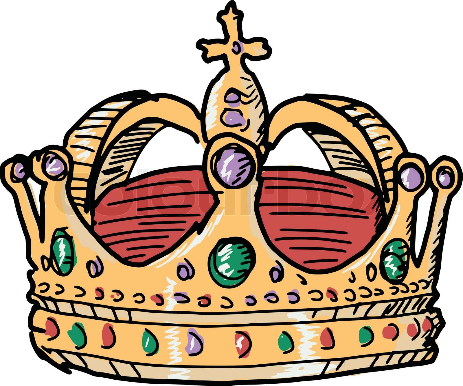 Krone | Stock-Vektor | Colourbox