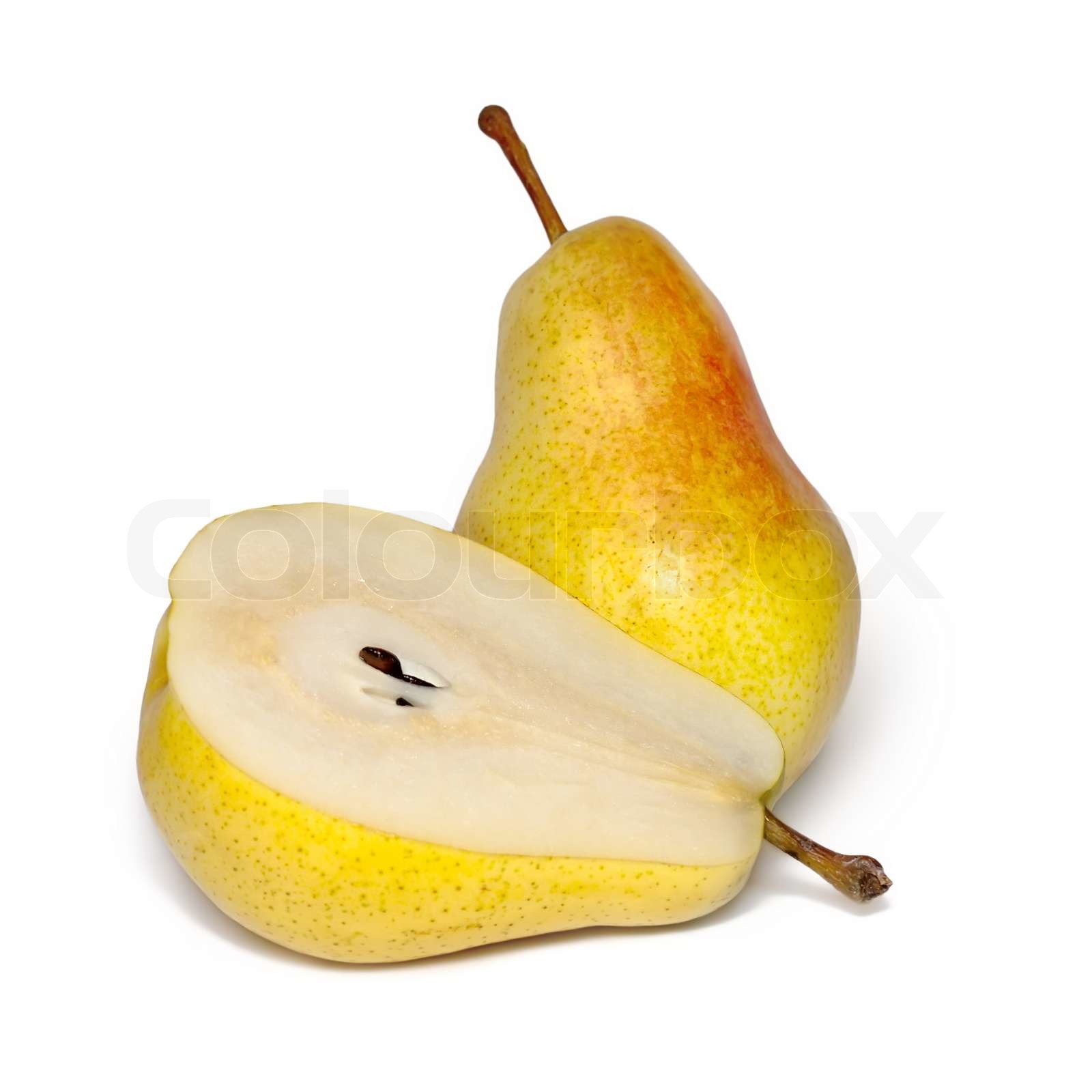 yellow pear | Stock image | Colourbox