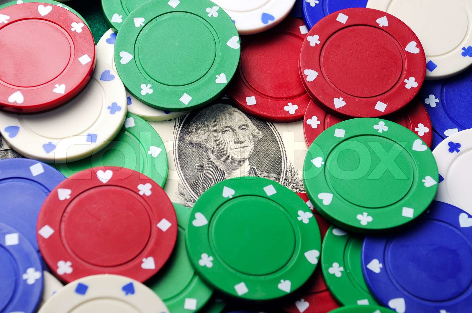 dollar chips | Stock image | Colourbox