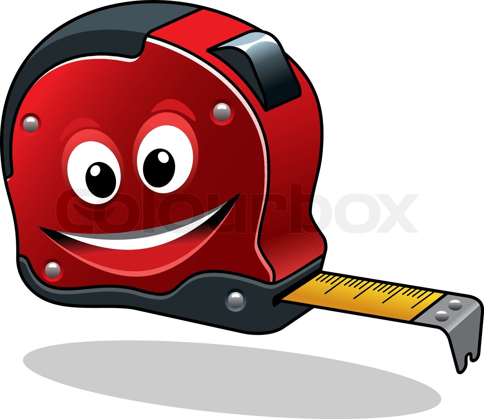 Cartoon measuring tape | Stock vector | Colourbox