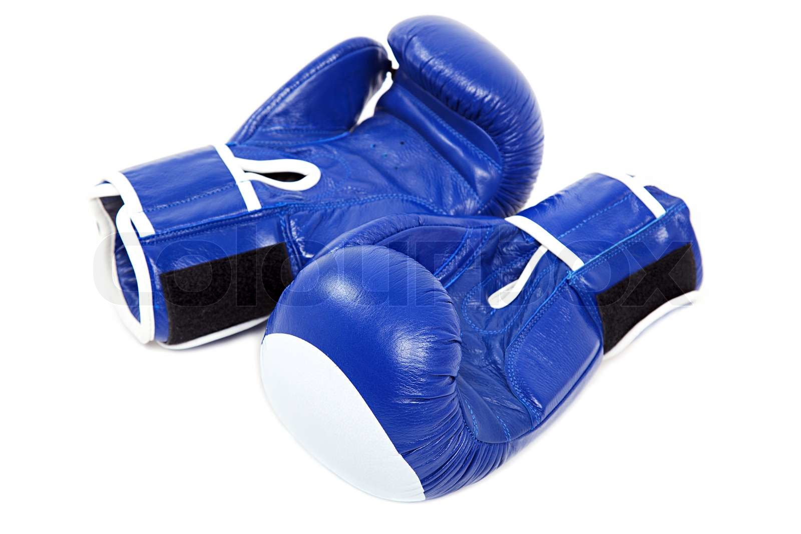 Boxhandschuhe auf weißem Hintergrund. | Stock Bild | Colourbox