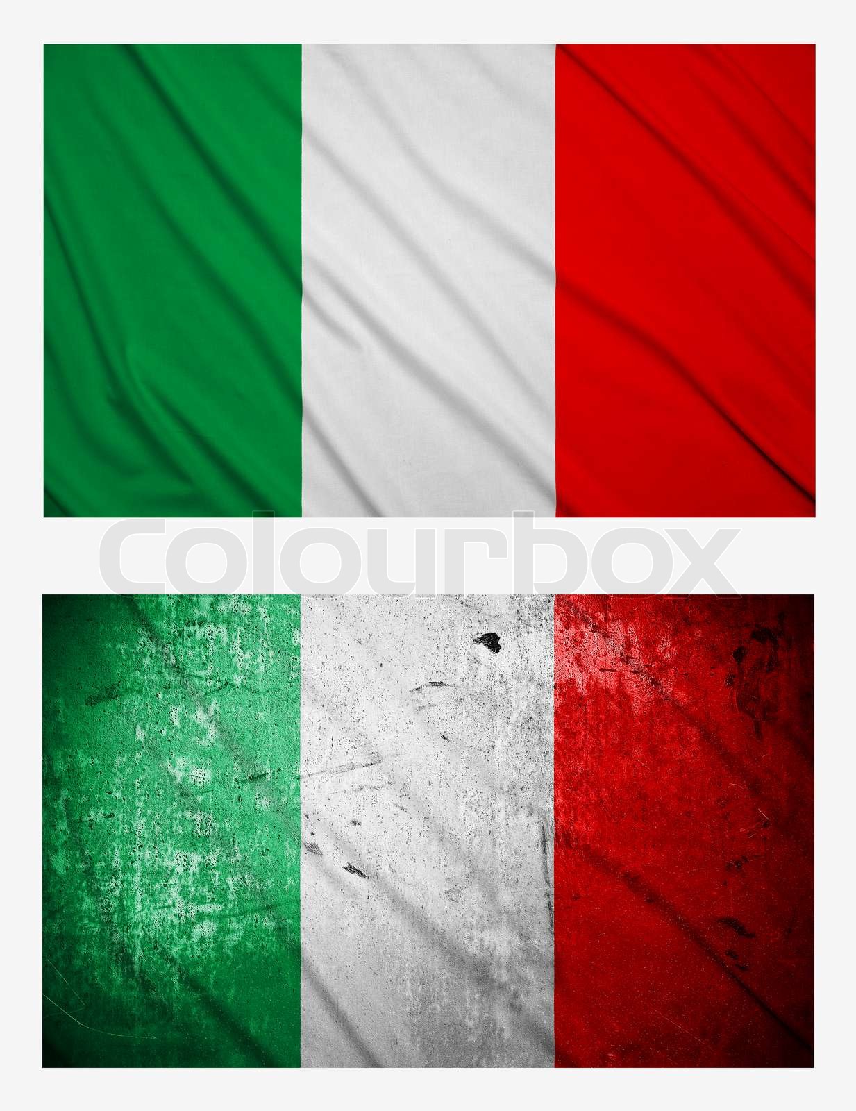 Flaggen Italien | Stock Bild | Colourbox