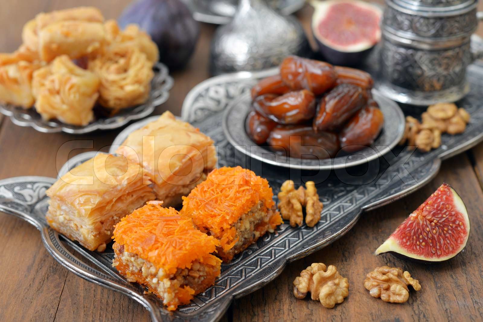 Arabic sweets | Stock image | Colourbox