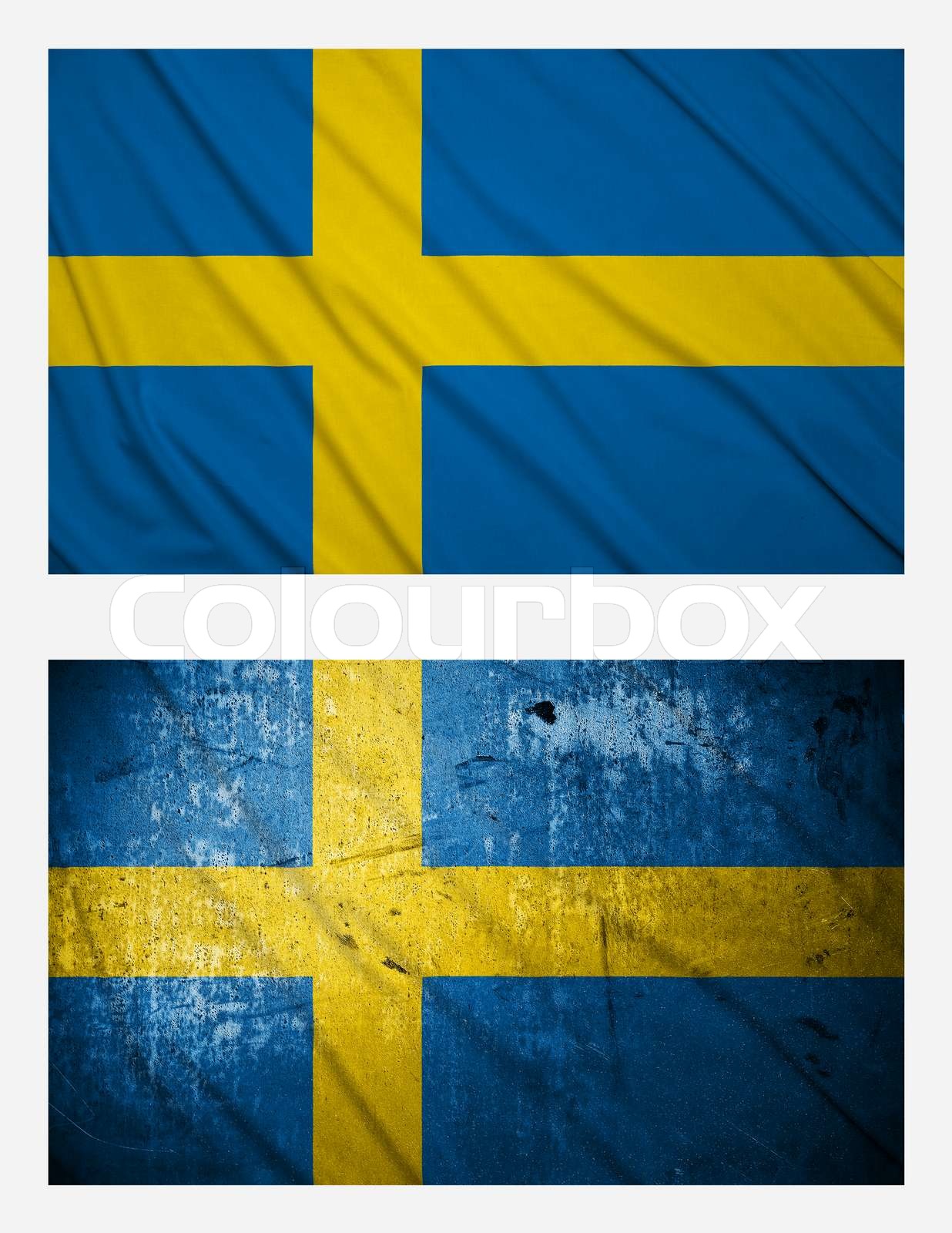 Flaggen der Schwede | Stock Bild | Colourbox