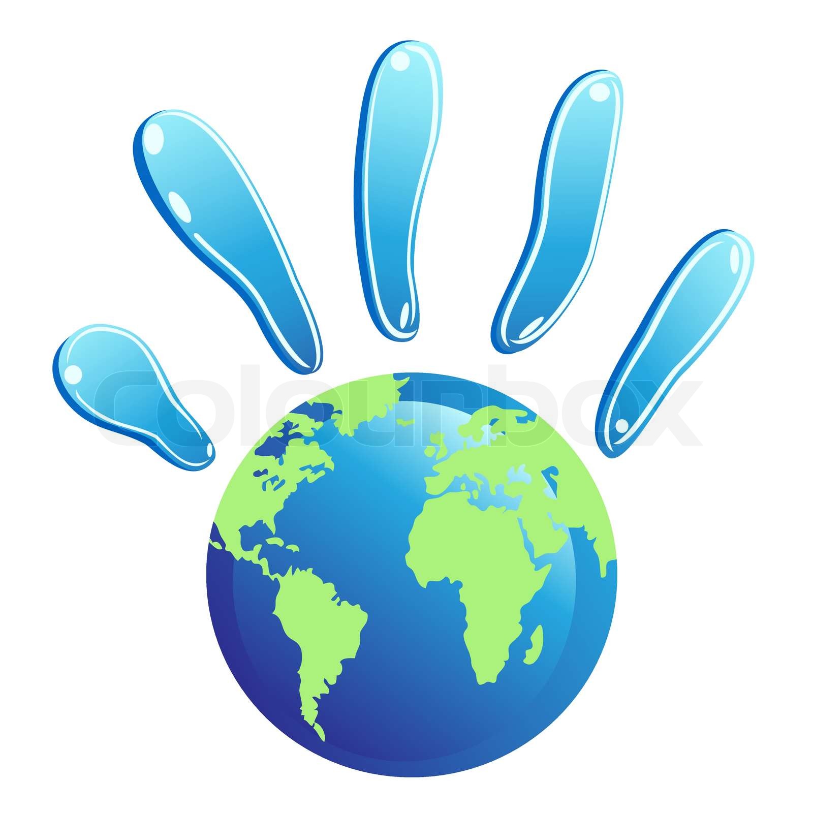 Hand-Globus-symbol | Stock-Vektor | Colourbox