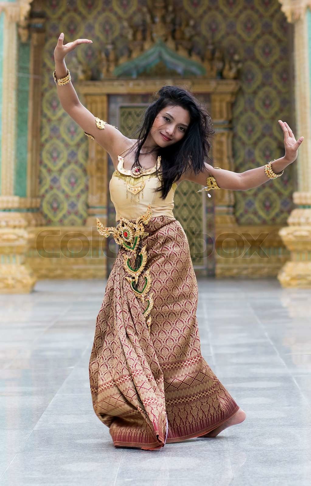 Dancers of the traditional Thai style | Stock image | Colourbox