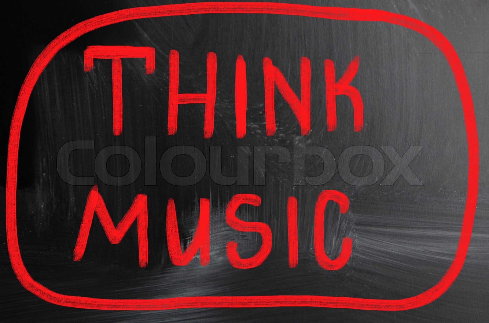 think music concept | Stock image | Colourbox