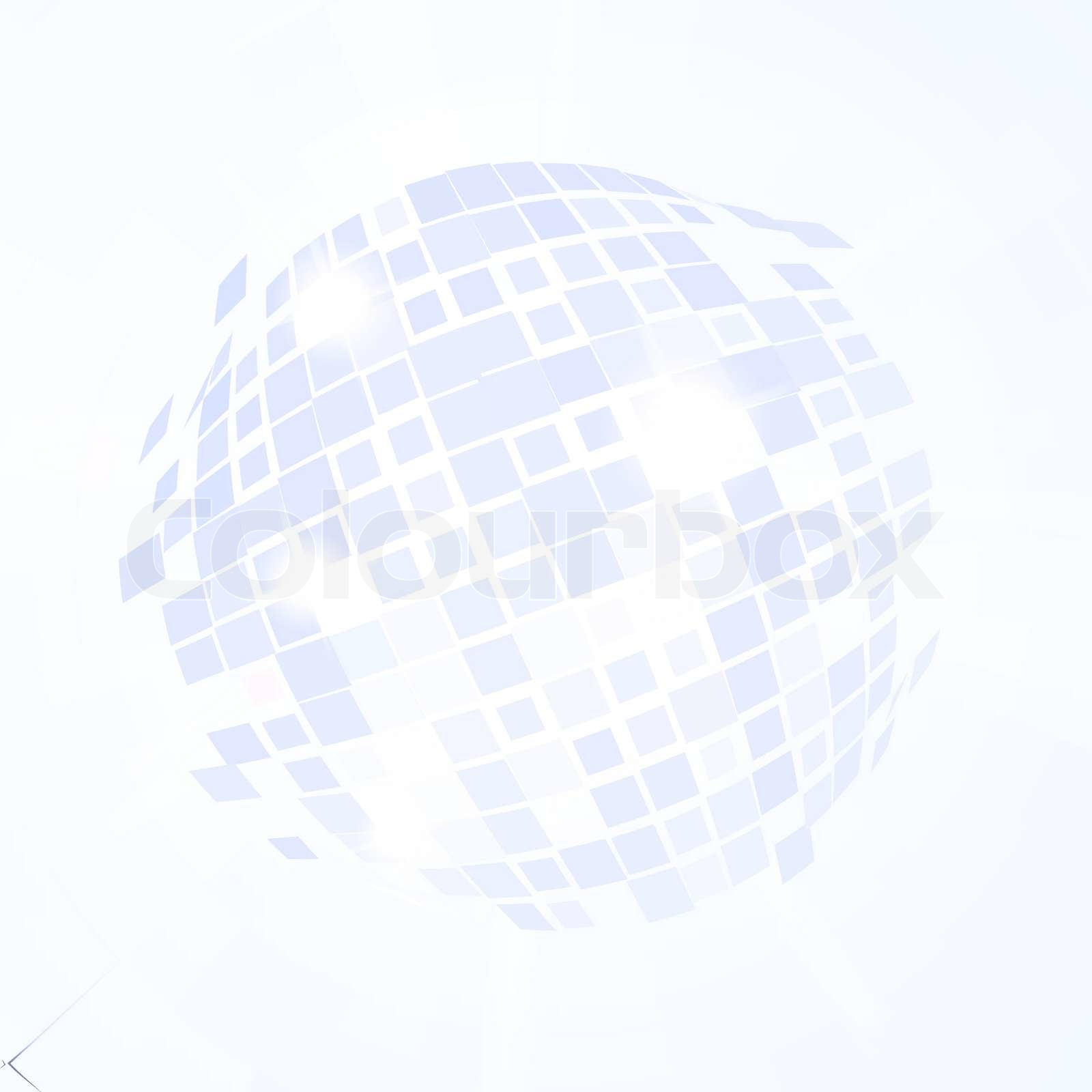 Disco ball explosion. | Stock vector | Colourbox