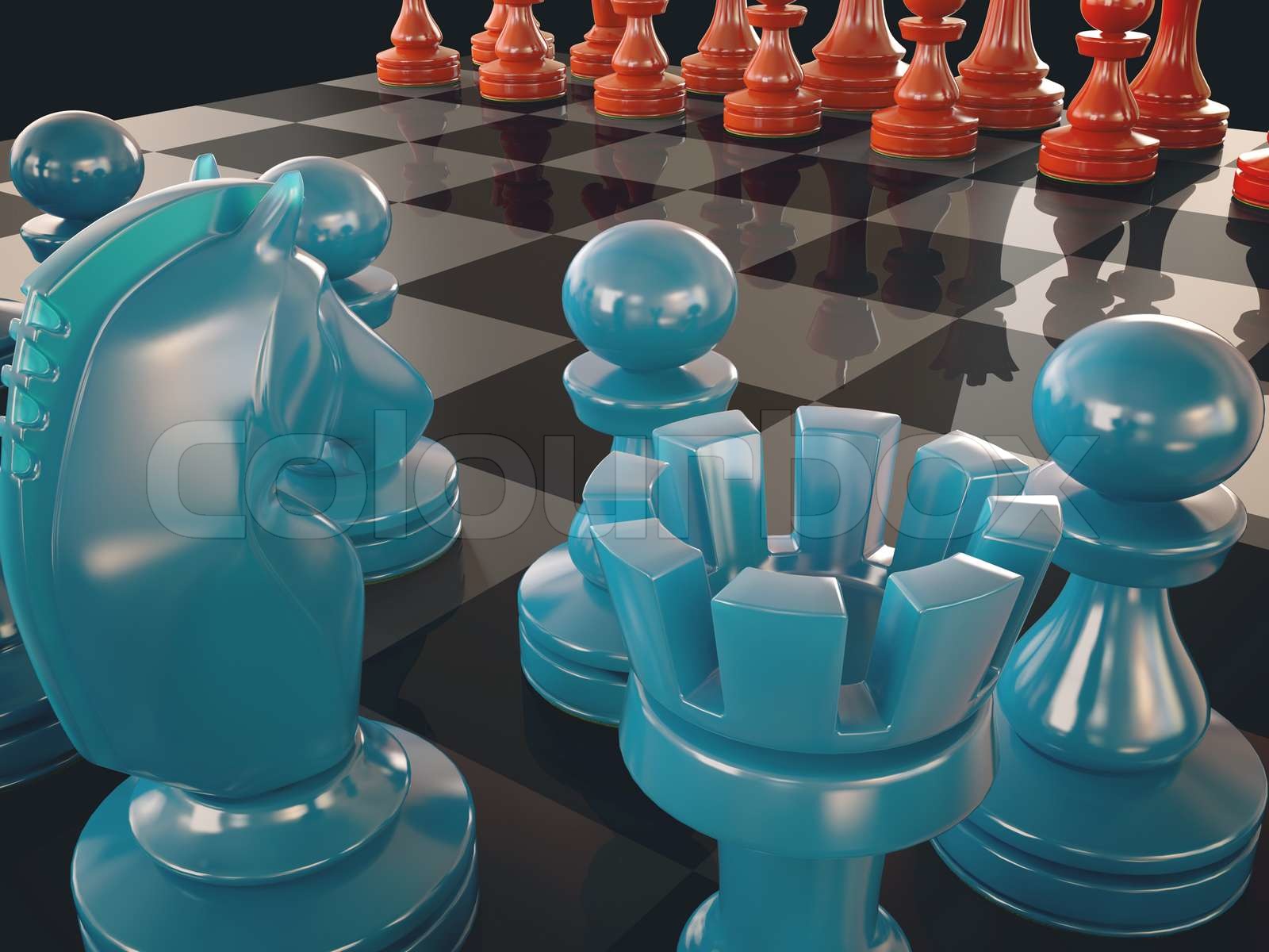 Chess Board Color | Stock image | Colourbox