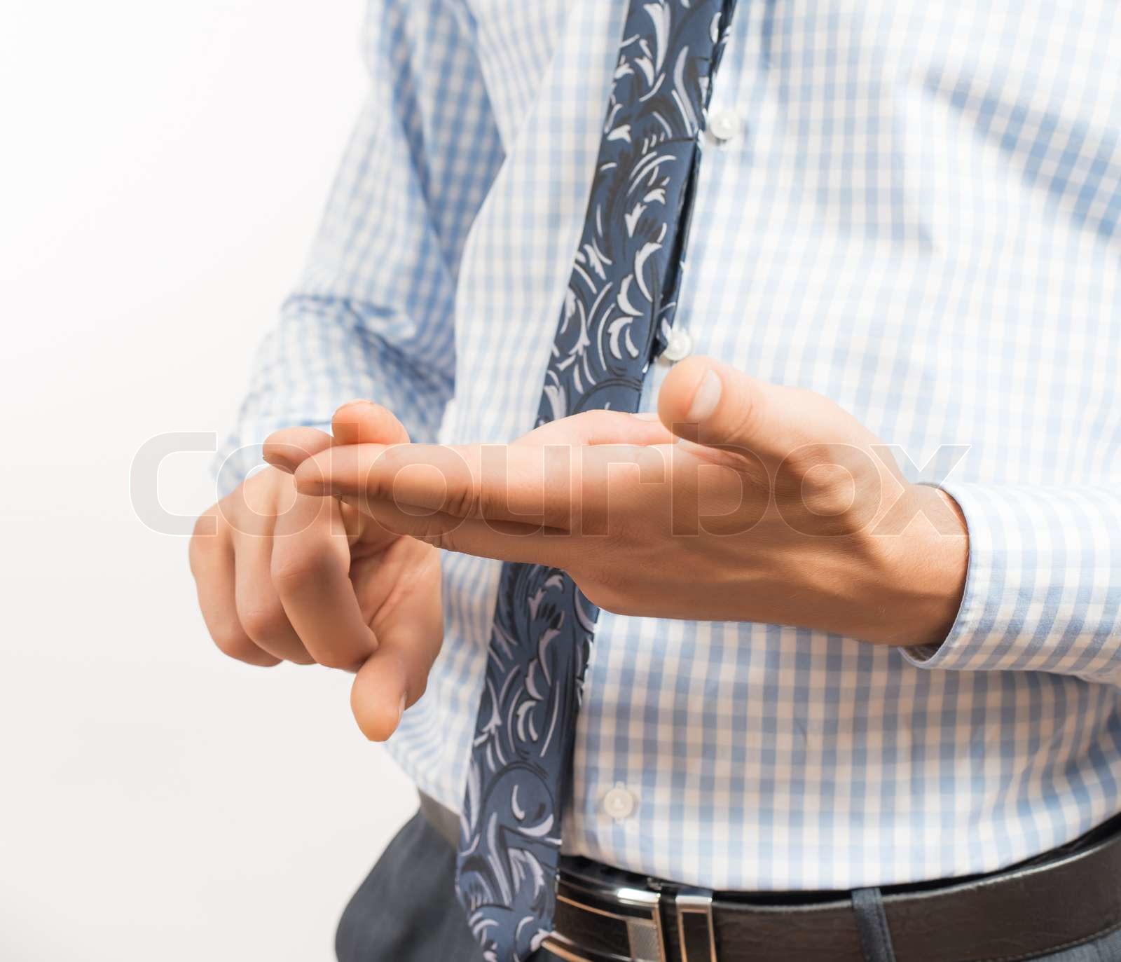 Human hand showing different gestures | Stock image | Colourbox