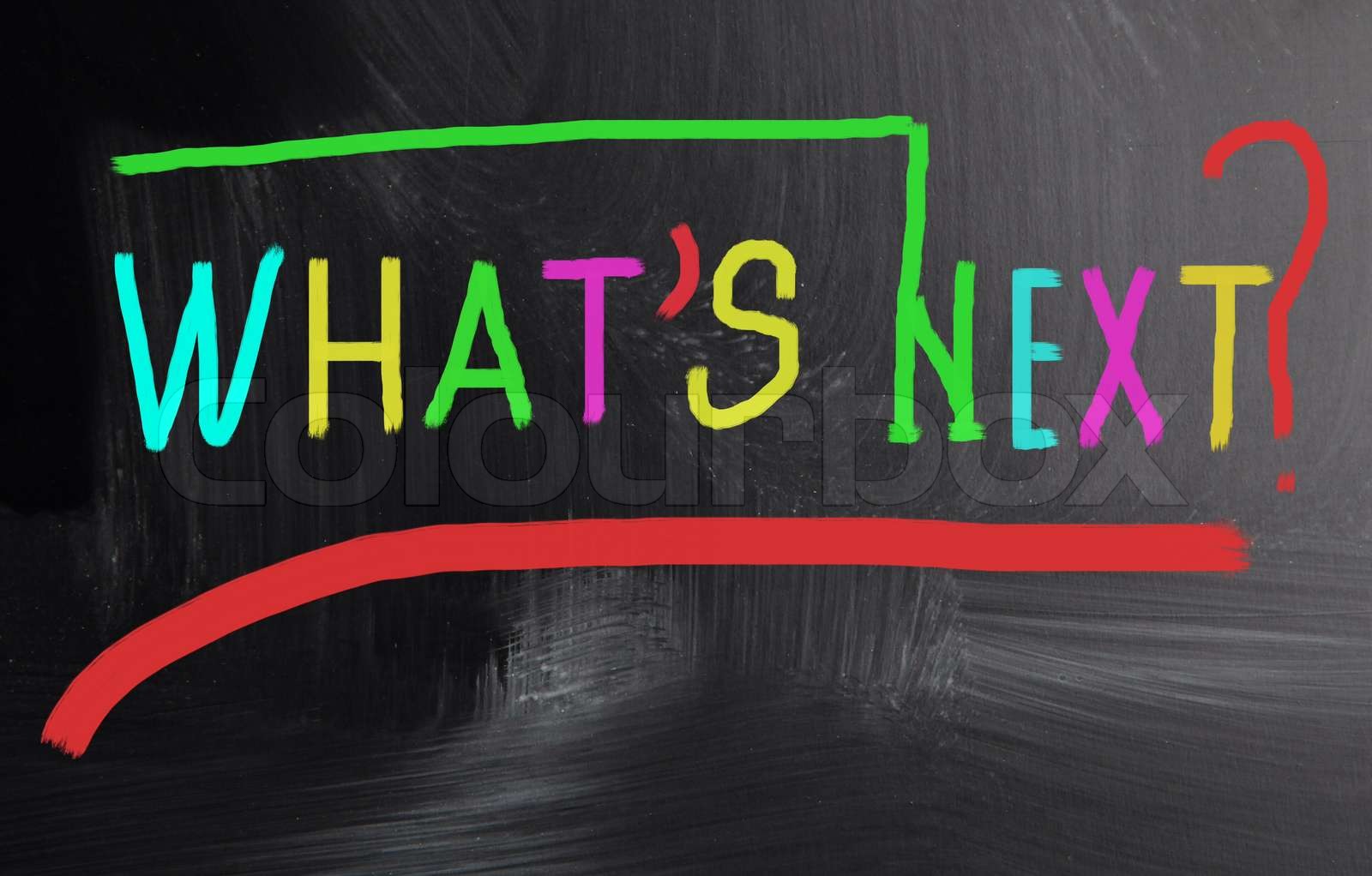 what's next concept | Stock image | Colourbox