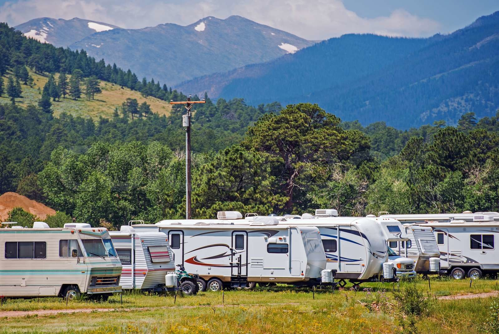Mountain RV Park | Stock image | Colourbox