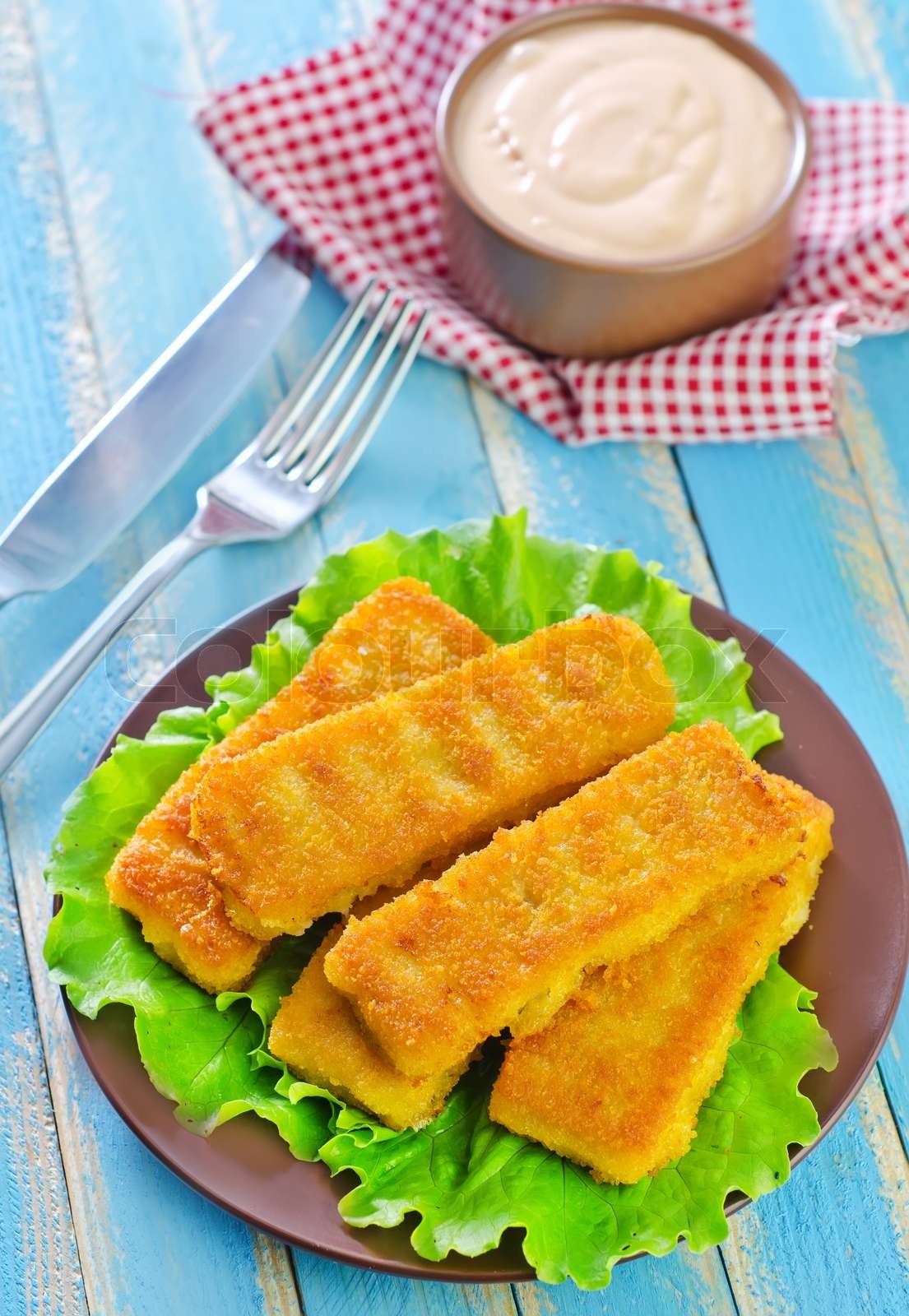 fried fish | Stock image | Colourbox