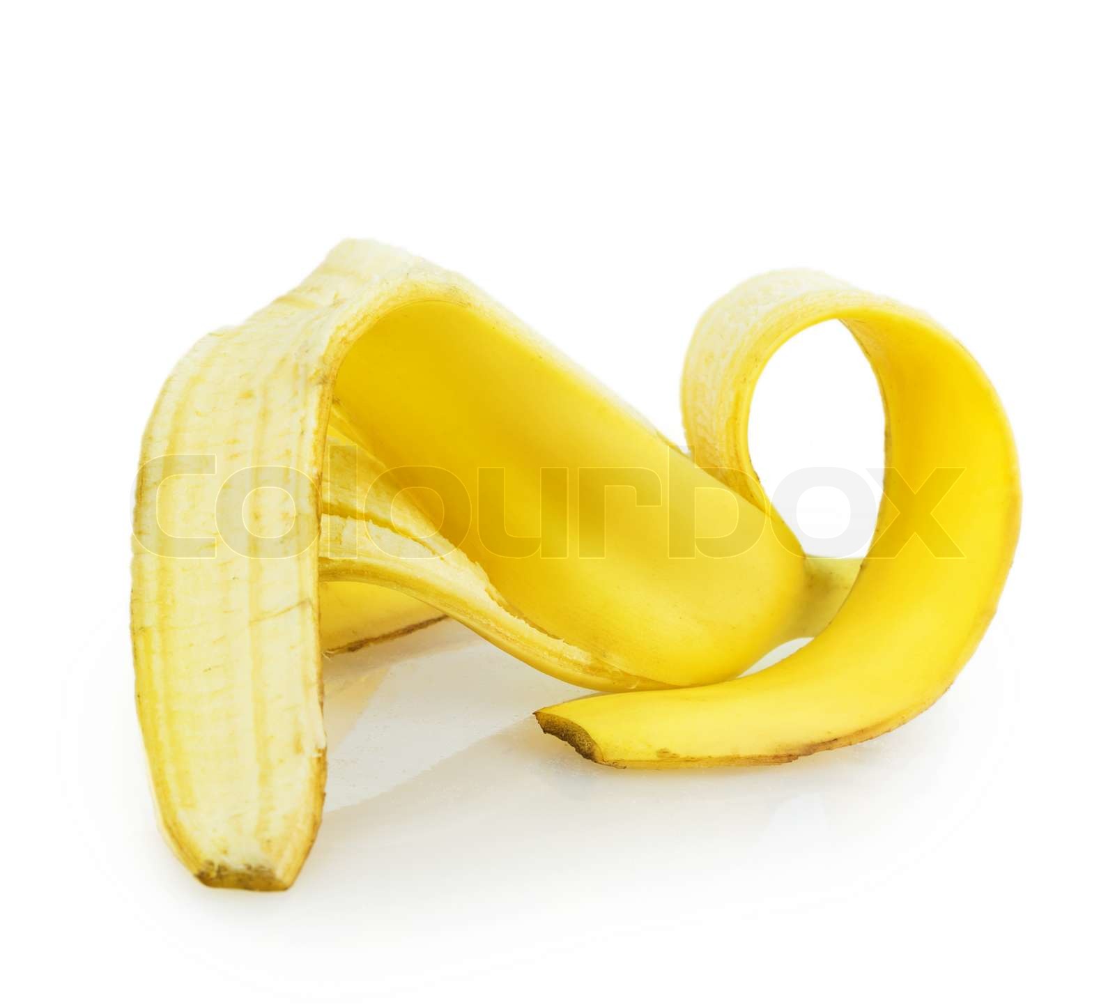 Banana Skin Stock Image Colourbox