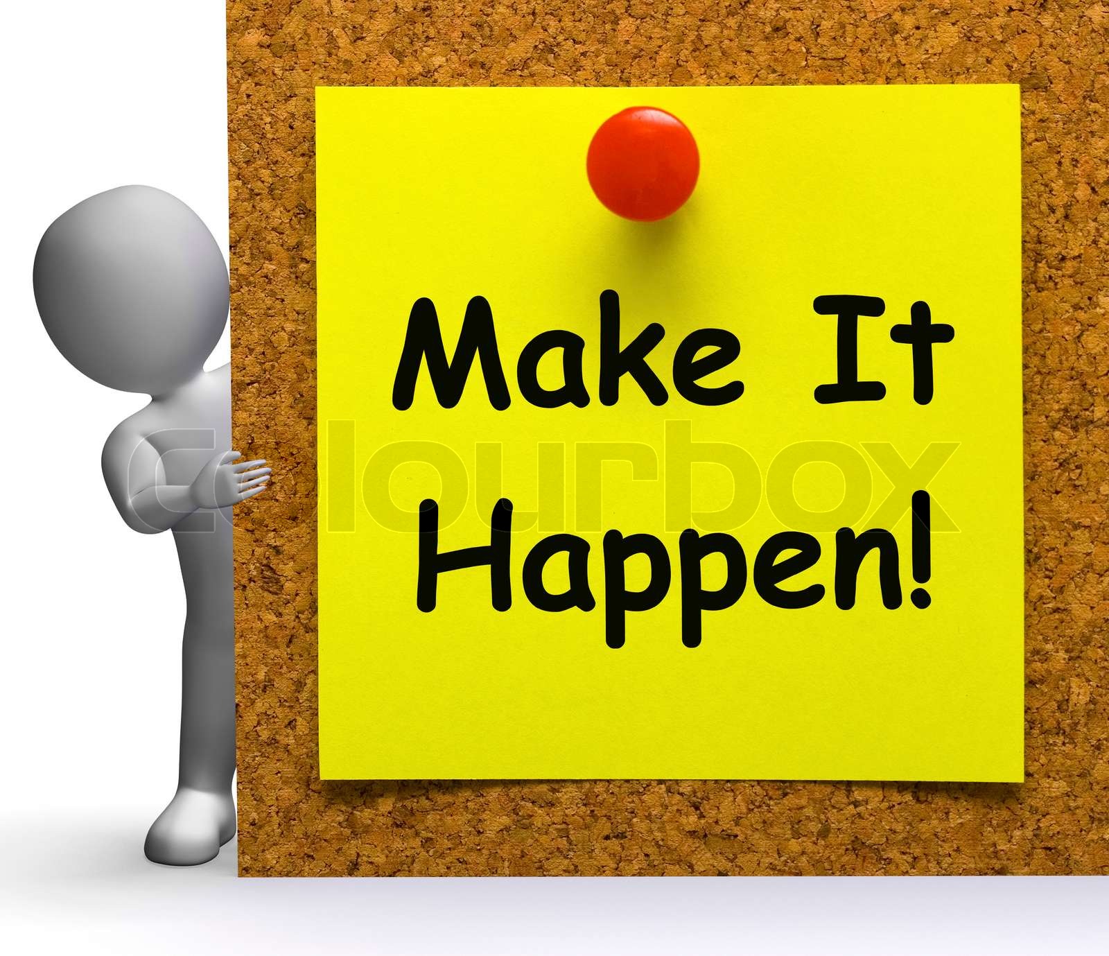Make It Happen Note Means Take Or Action Stock Image Colourbox make-it-happen-note-means-take-or-action-stock-image-colourbox