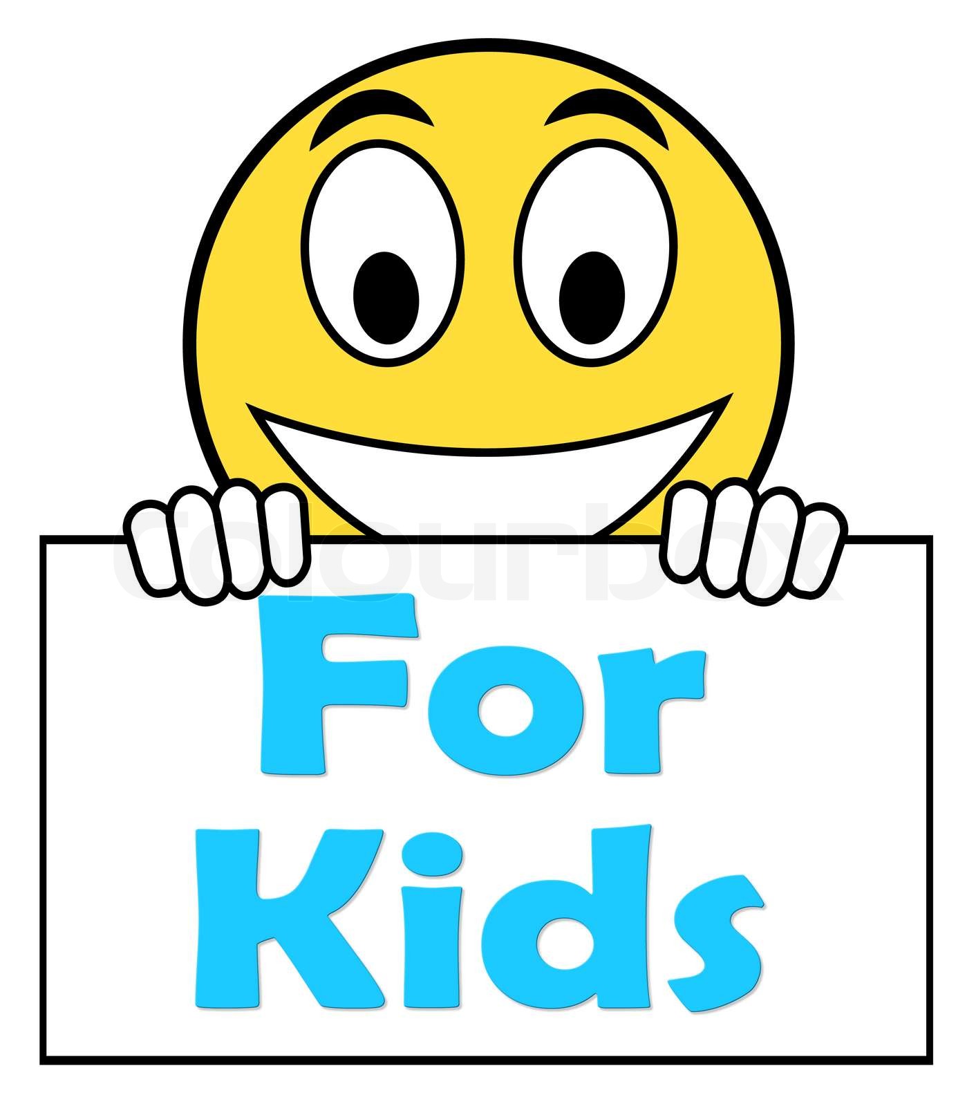 For Kids On Sign Means Children's Activities | Stock image | Colourbox