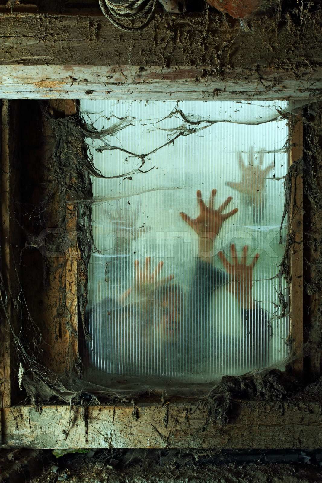 Zombies outside a window | Stock image | Colourbox