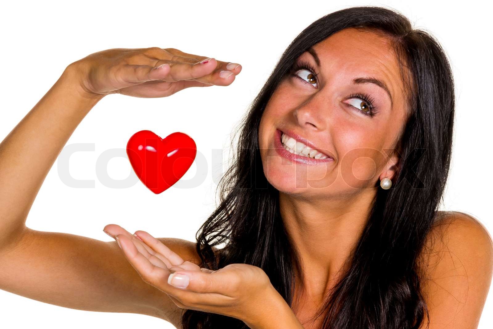 amorous young woman | Stock image | Colourbox