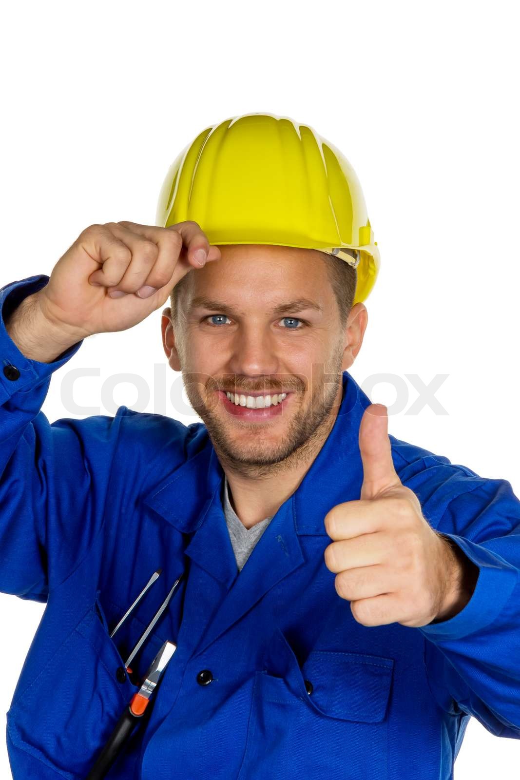 Craftsman With Tool Stock Image Colourbox craftsman-with-tool-stock-image-colourbox