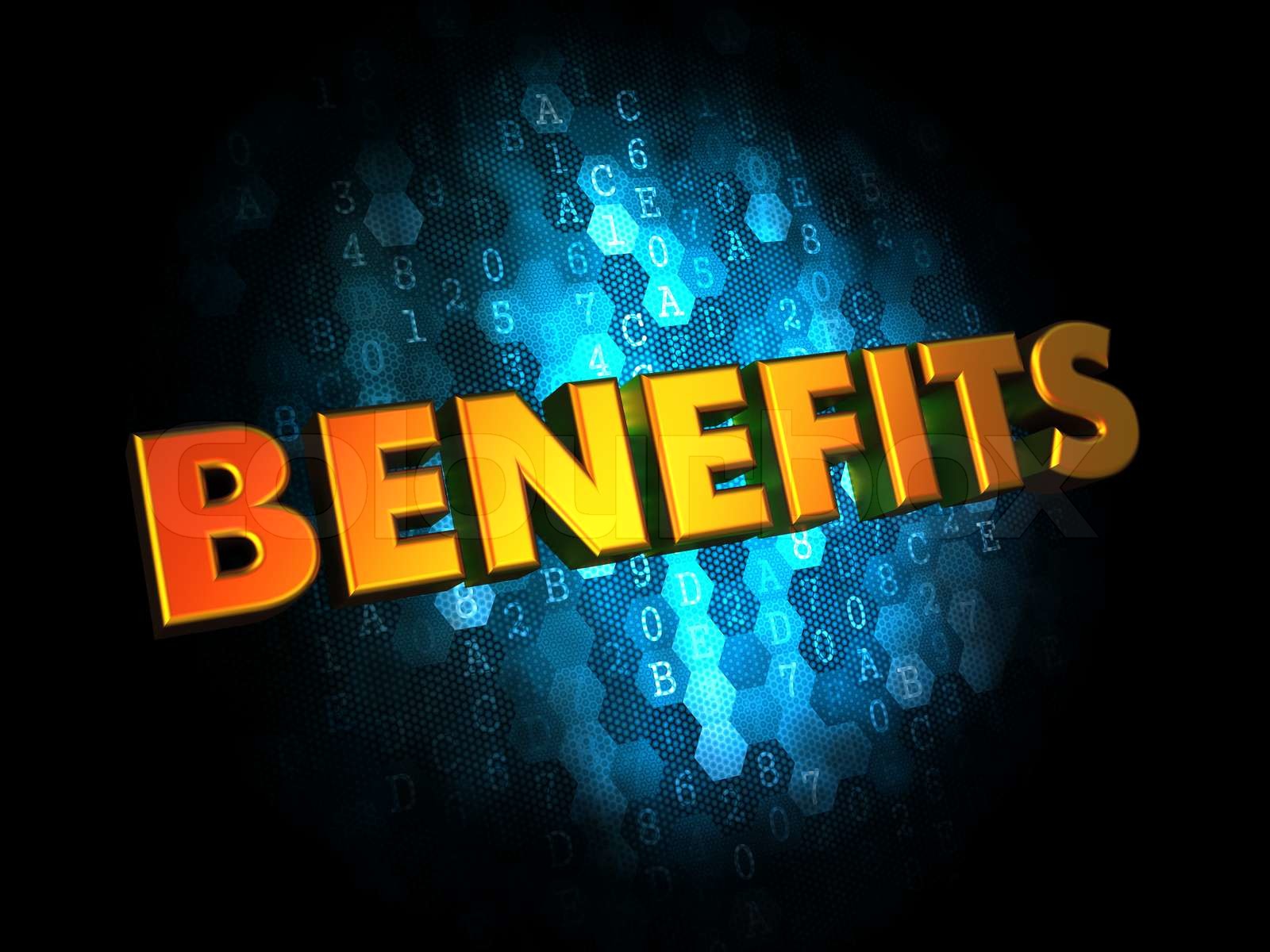 Vorteile-Konzept auf digitale Hintergrund. | Stock Bild | Colourbox