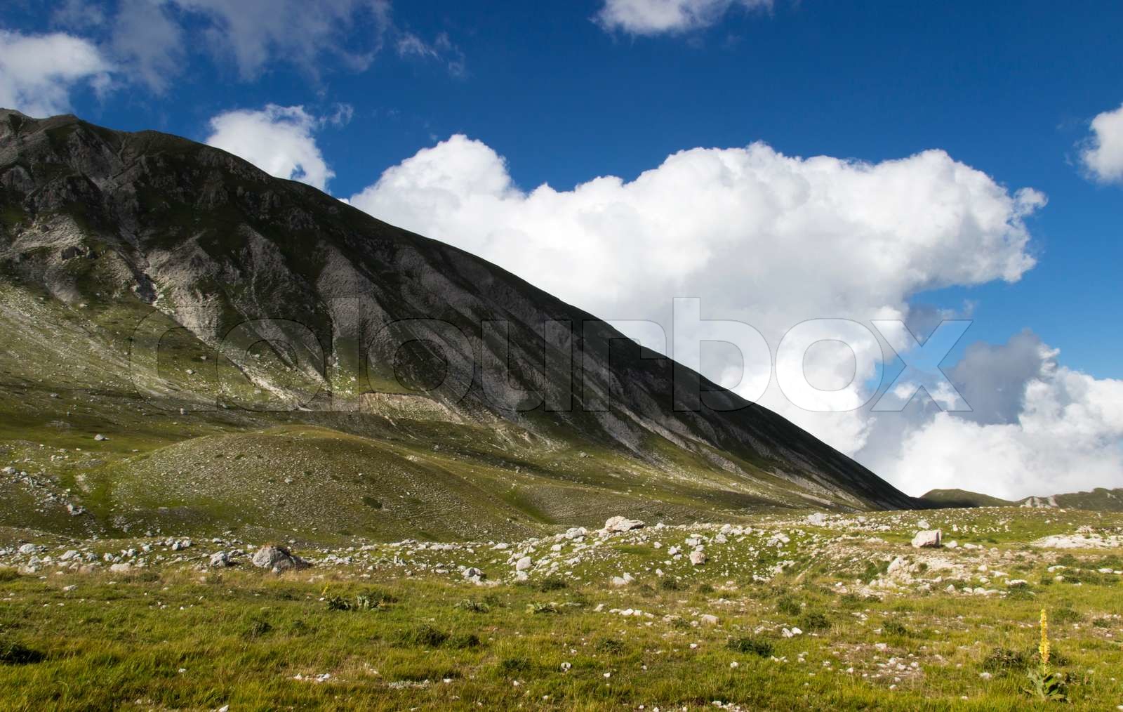 cloudy valley | Stock image | Colourbox