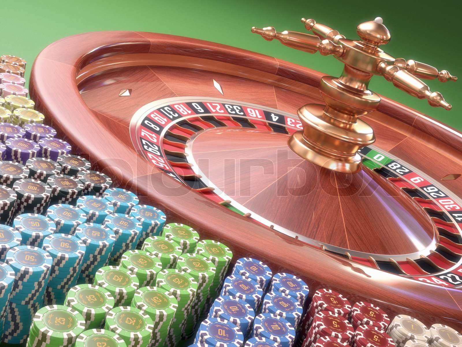 Roulette Chips | Stock image | Colourbox