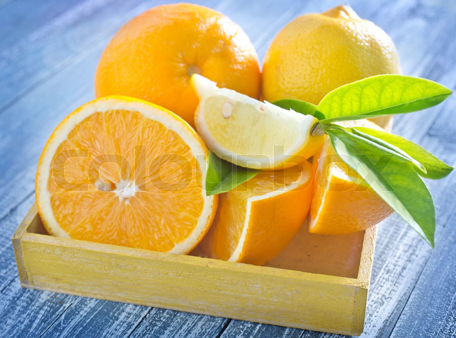 citron, chopped, leaf | Stock image | Colourbox