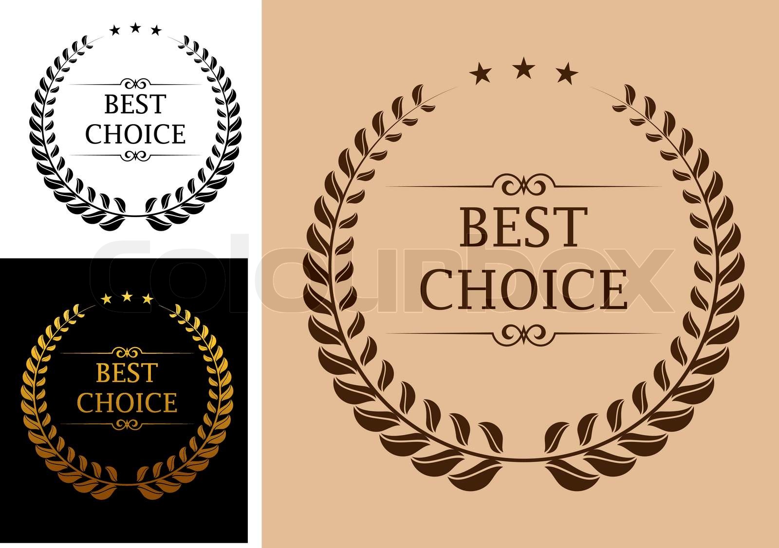 Best choice emblem | Stock vector | Colourbox