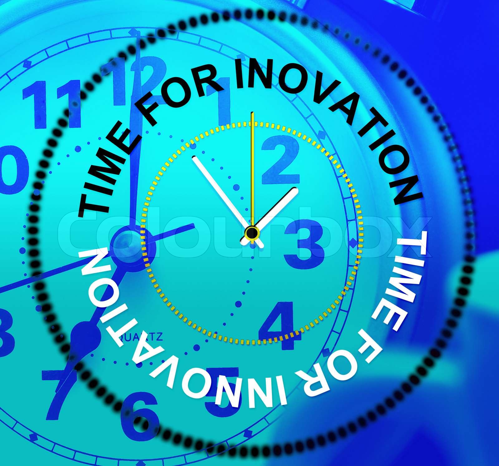 Time For Innovation Represents Create Creativity And Concepts | Stock ...
