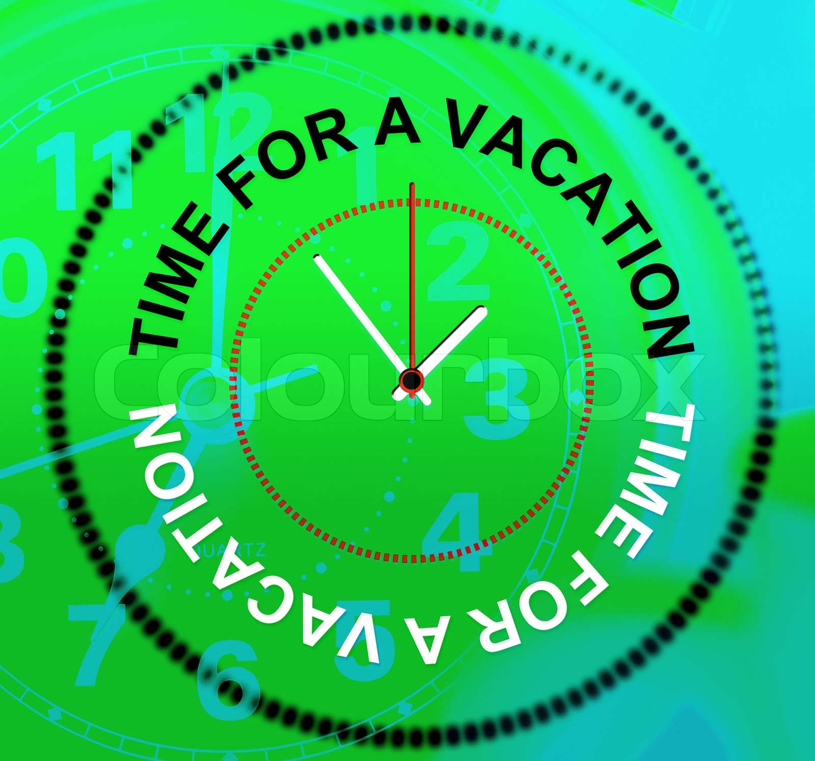 Relax Urlaub bedeutet Zeit ab und ruhig | Stock Bild | Colourbox