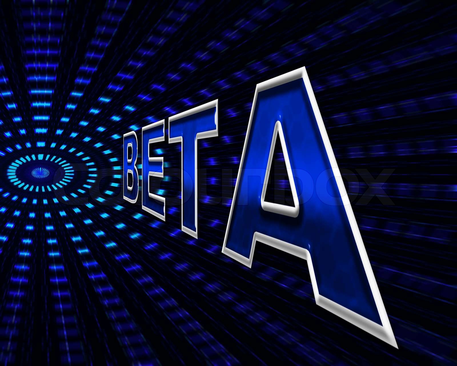 Beta Software Indicates Programming Softwares And Download | Stock ...