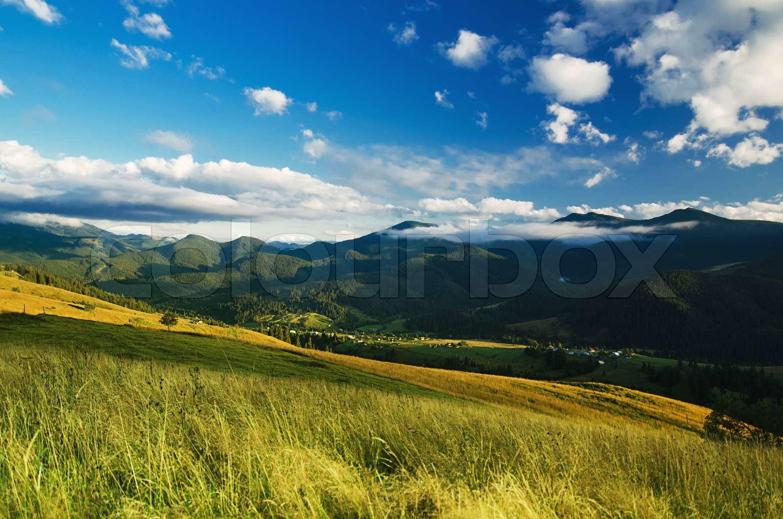 Carpathian mountain landscape | Stock image | Colourbox