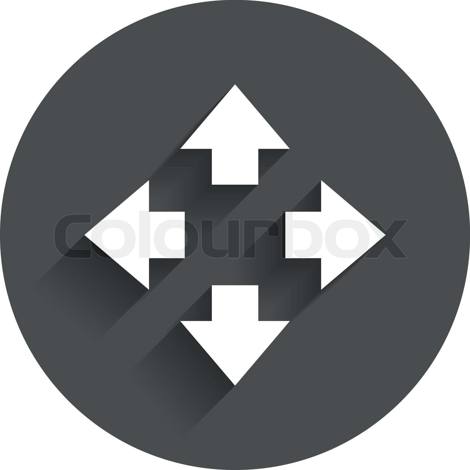 Fullscreen sign icon. Arrows symbol. | Stock vector | Colourbox