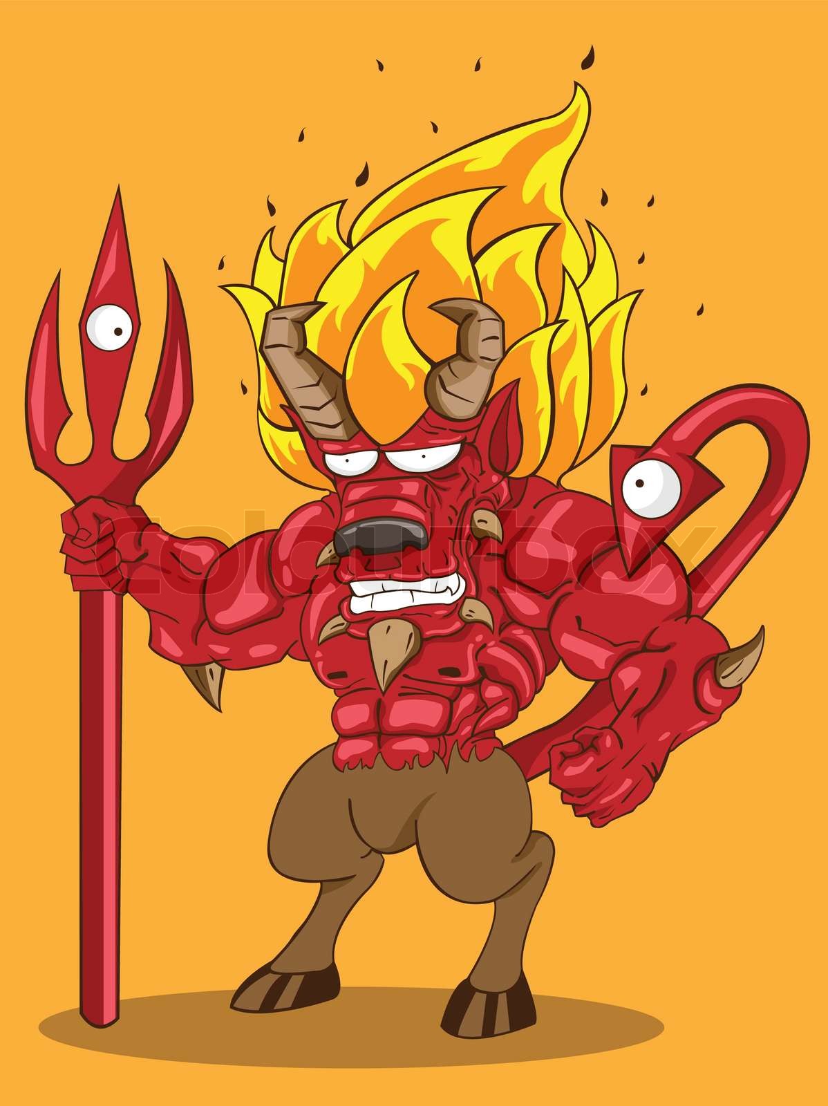 Red Devil | Stock vector | Colourbox