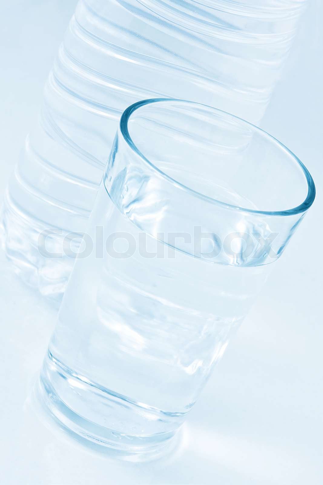 mineral water glass | Stock image | Colourbox